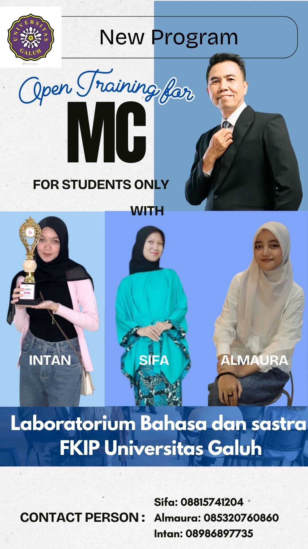 New Program MASTER OF CEREMONY Training